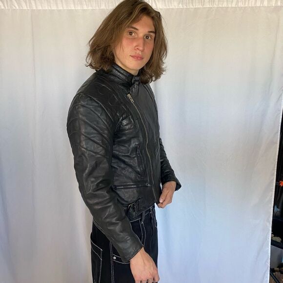 Echt Leder | Jackets & Coats | Vintage Echt Leder Black Leather ...